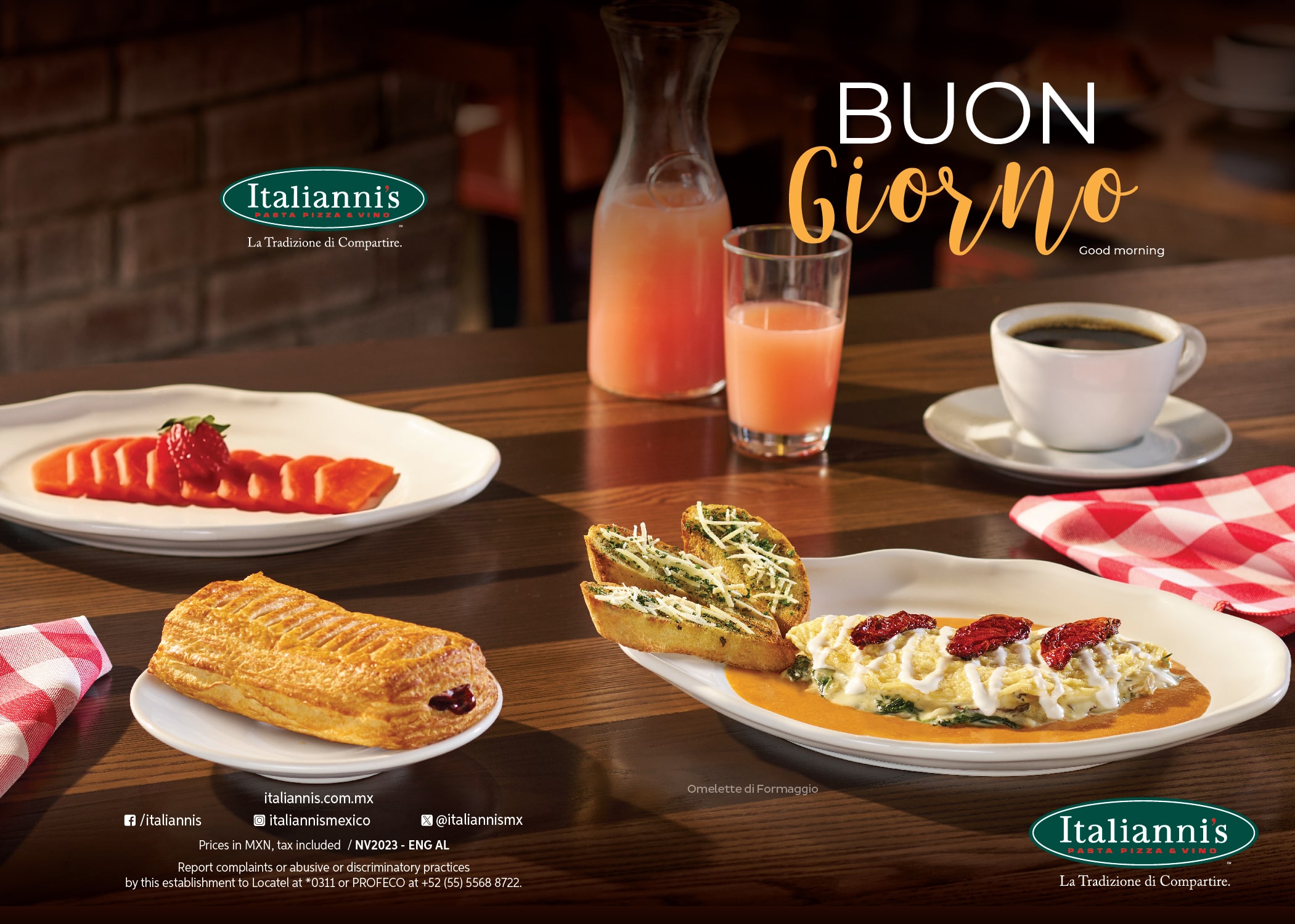 Menú Digital - Italiannis