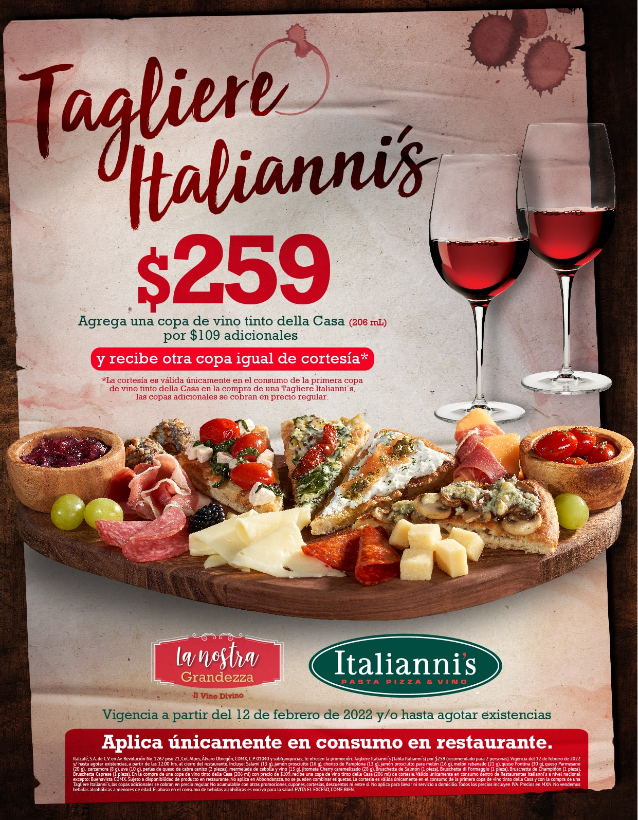 Menú Digital - Italiannis