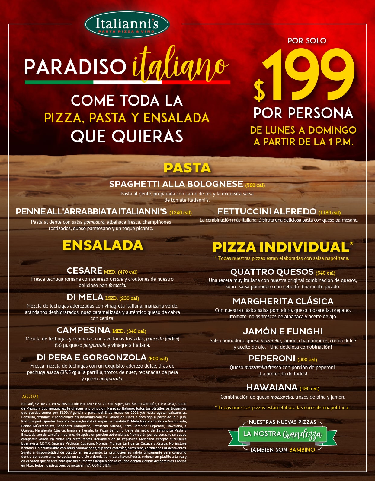 Menú Digital - Italiannis