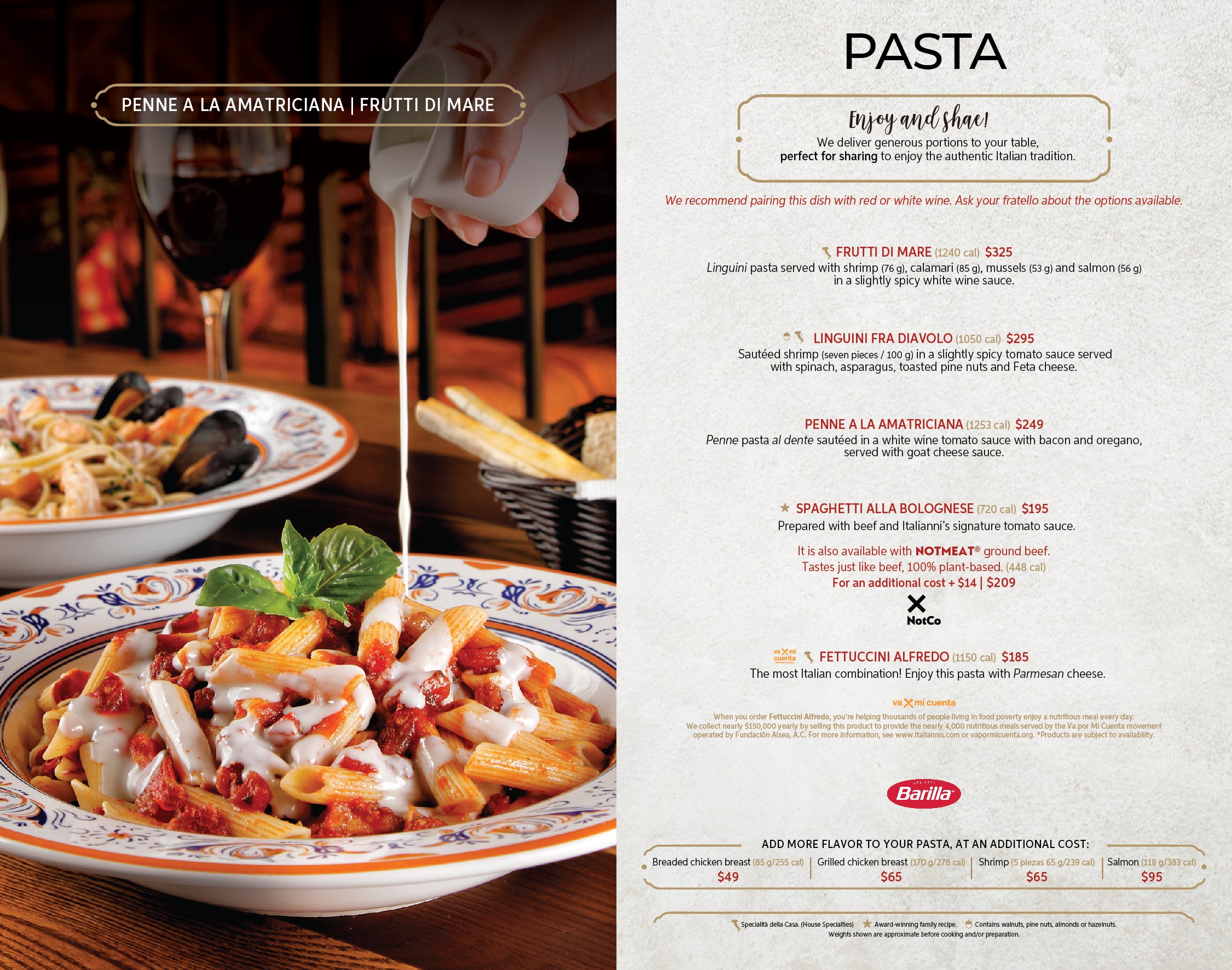 Menú Digital - Italiannis