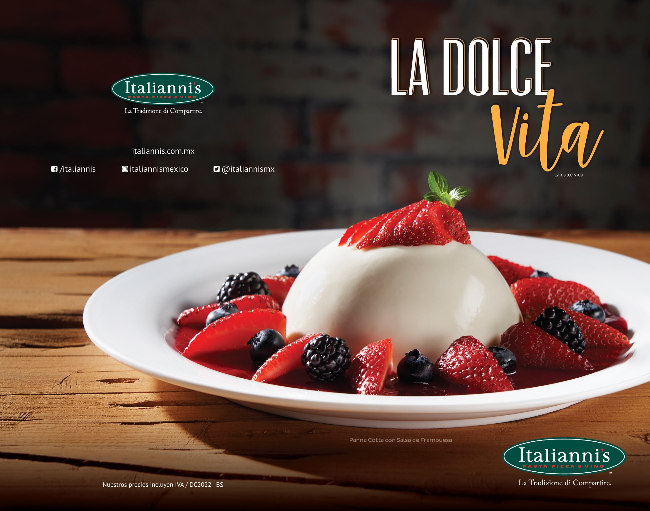 Menú Digital - Italiannis