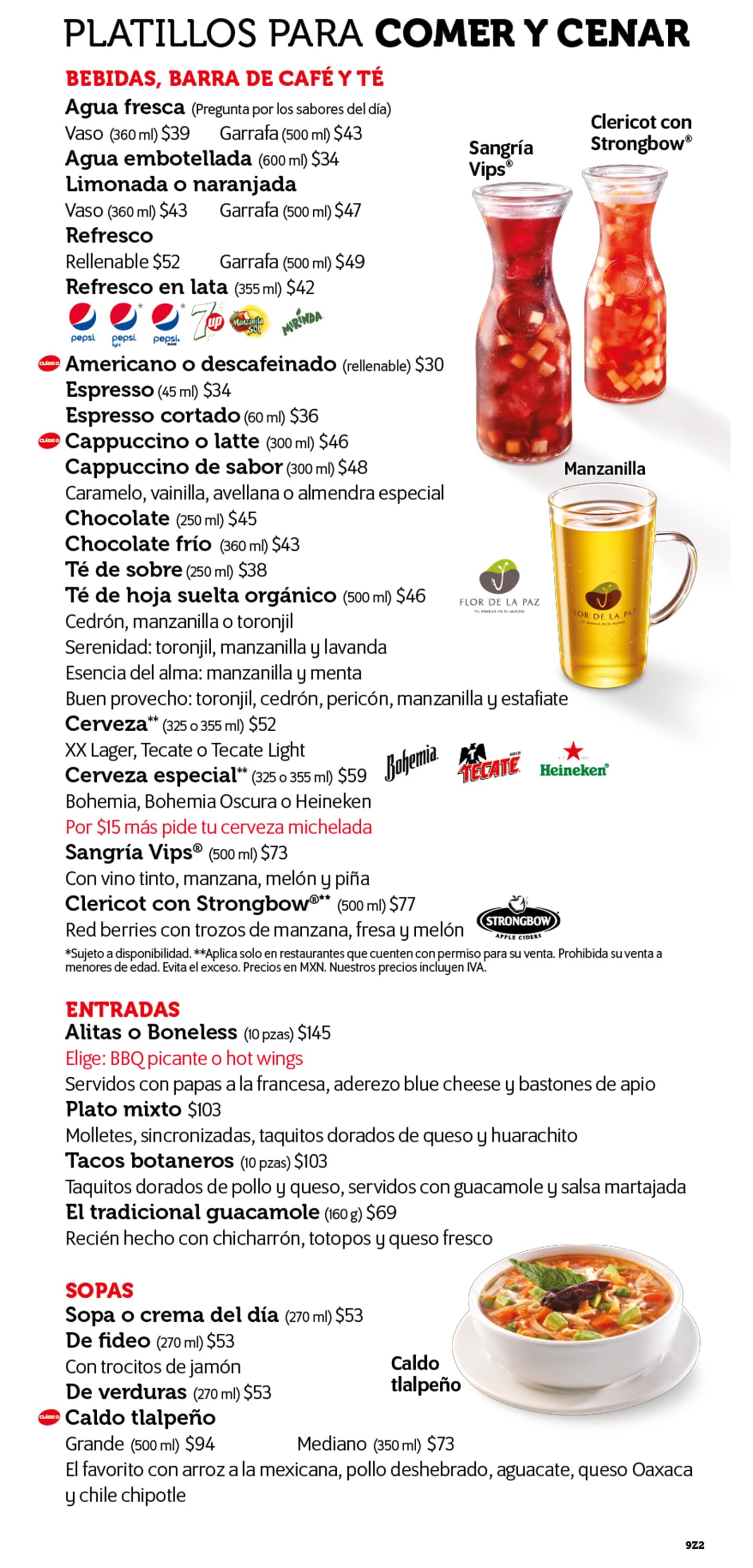 Menú Digital - Vips