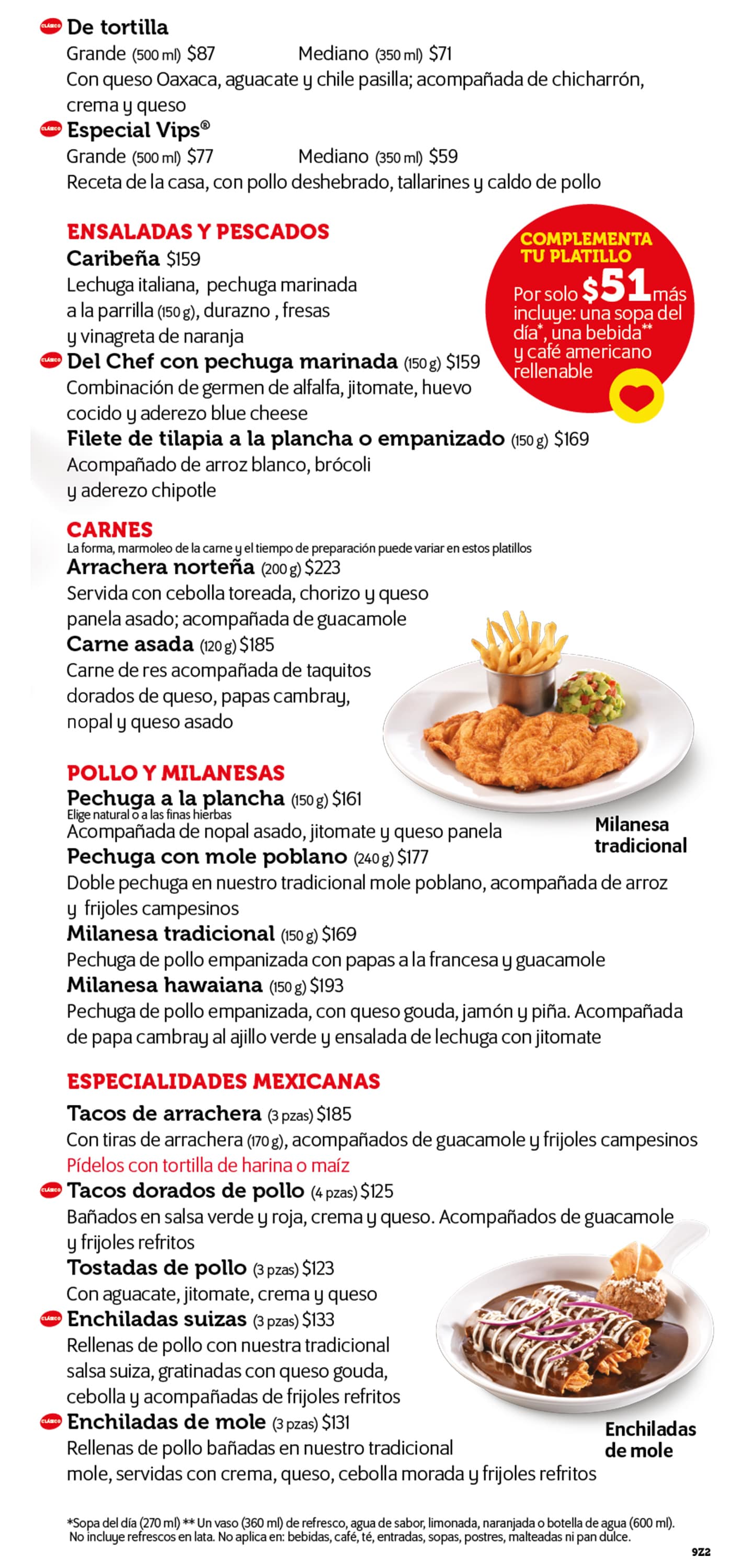 Menú Digital - Vips