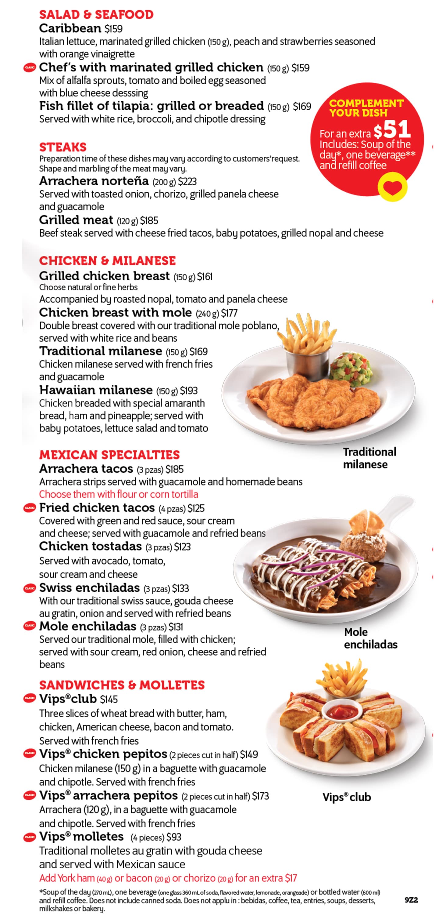 Menú Digital - Vips