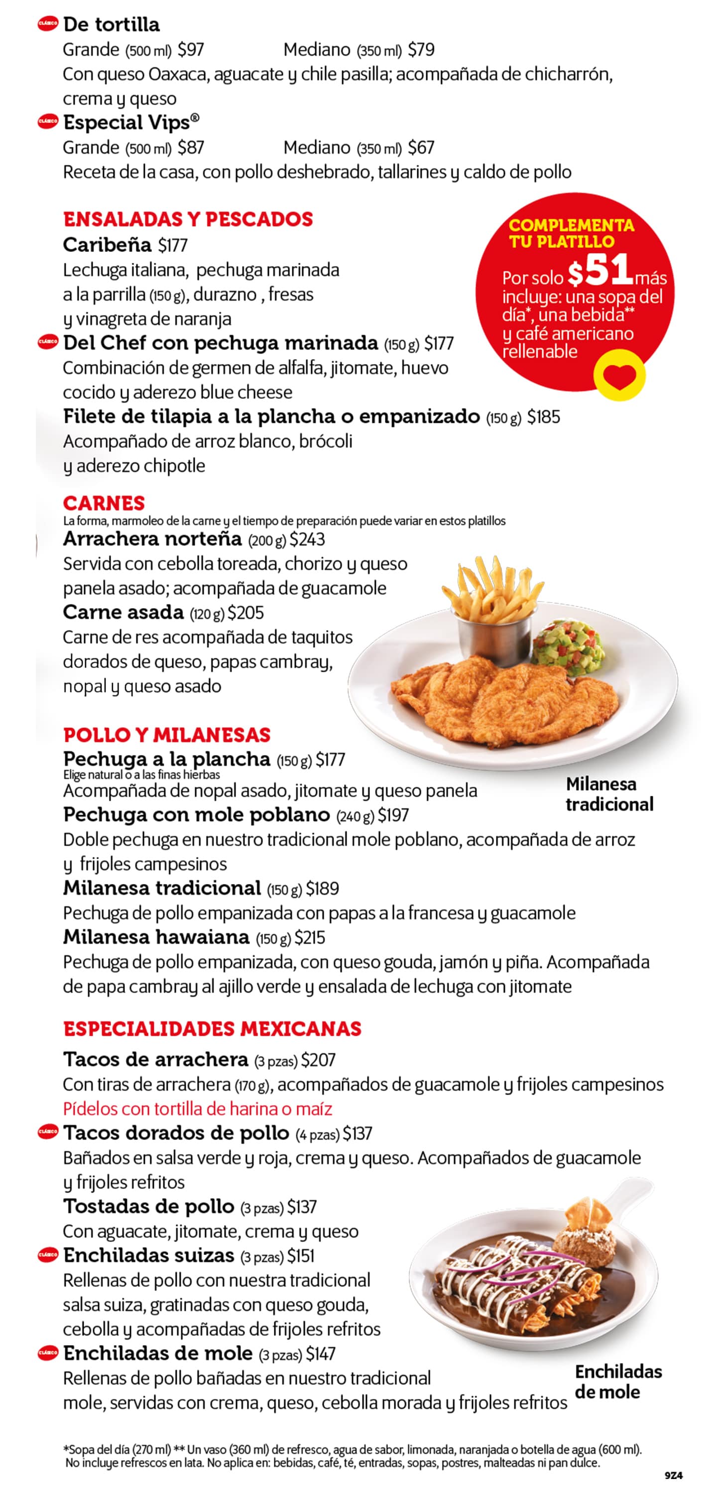 Menú Digital - Vips