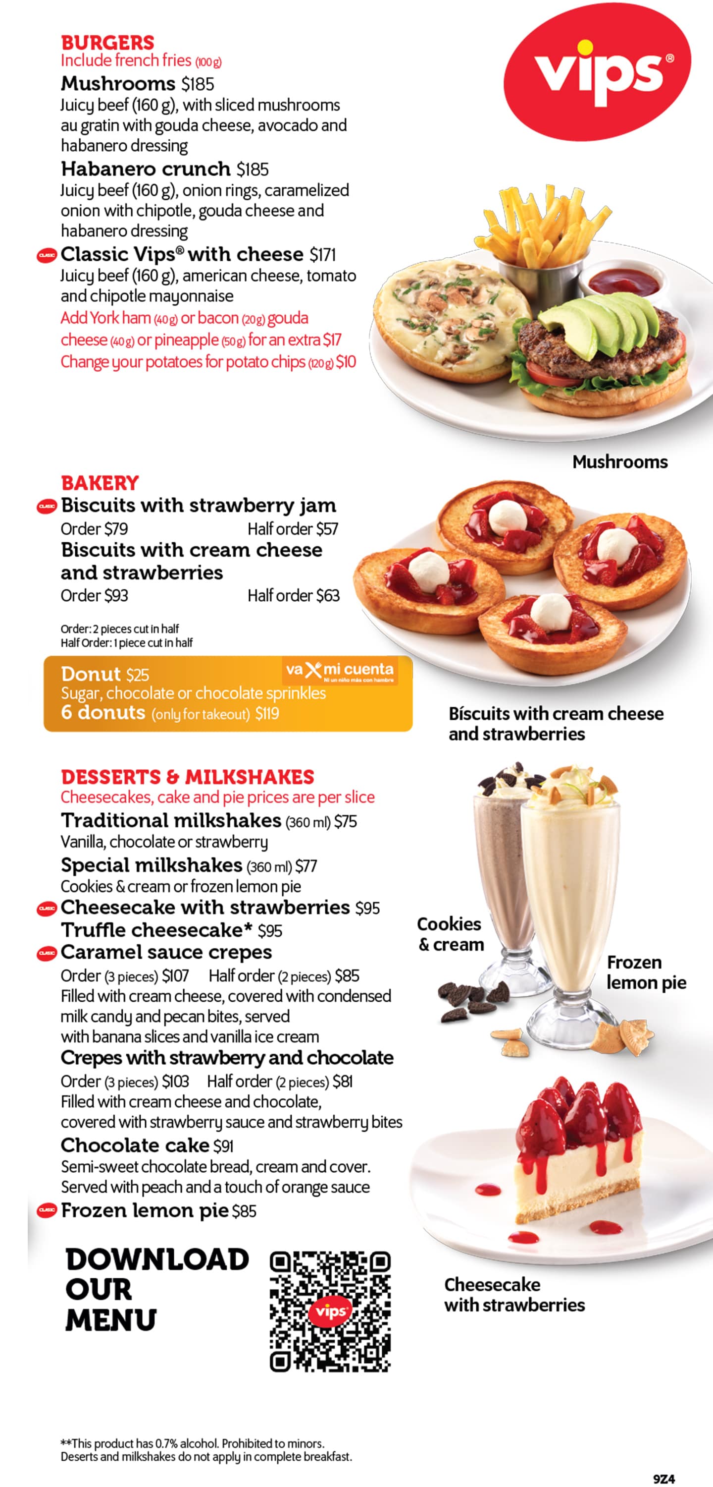 Menú Digital - Vips