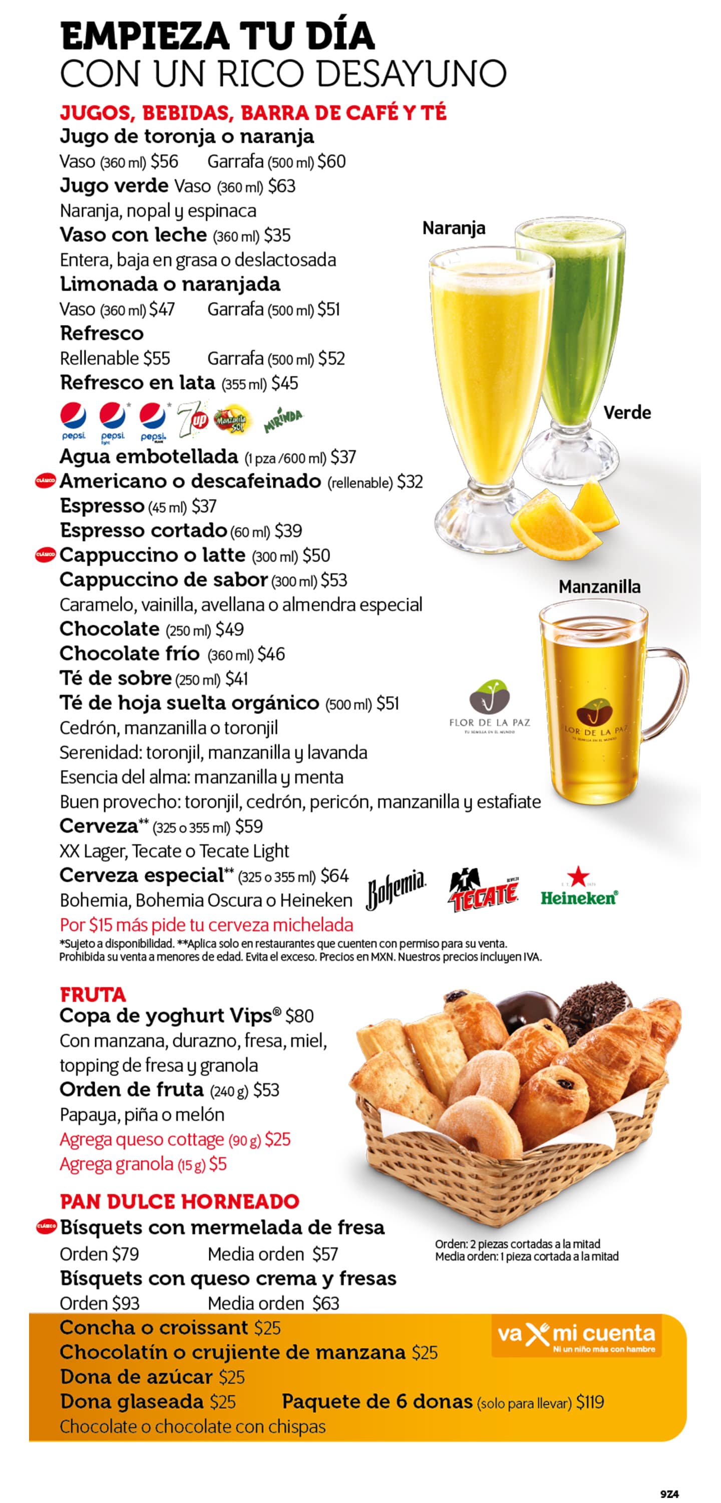 Menú Digital - Vips