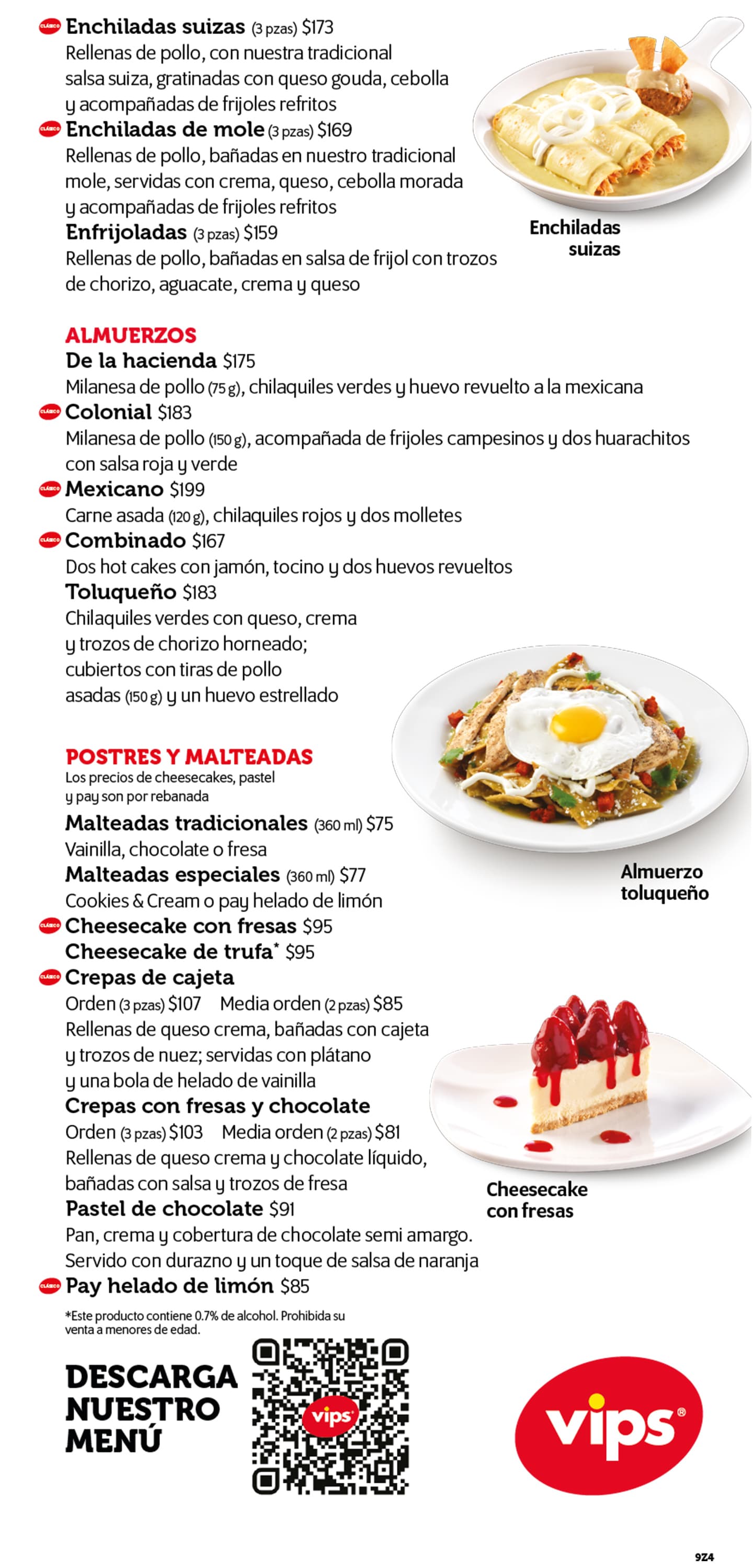 Menú Digital - Vips